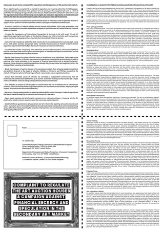 Art Derivatives on the Art Market Regulation | PDF | Free Download