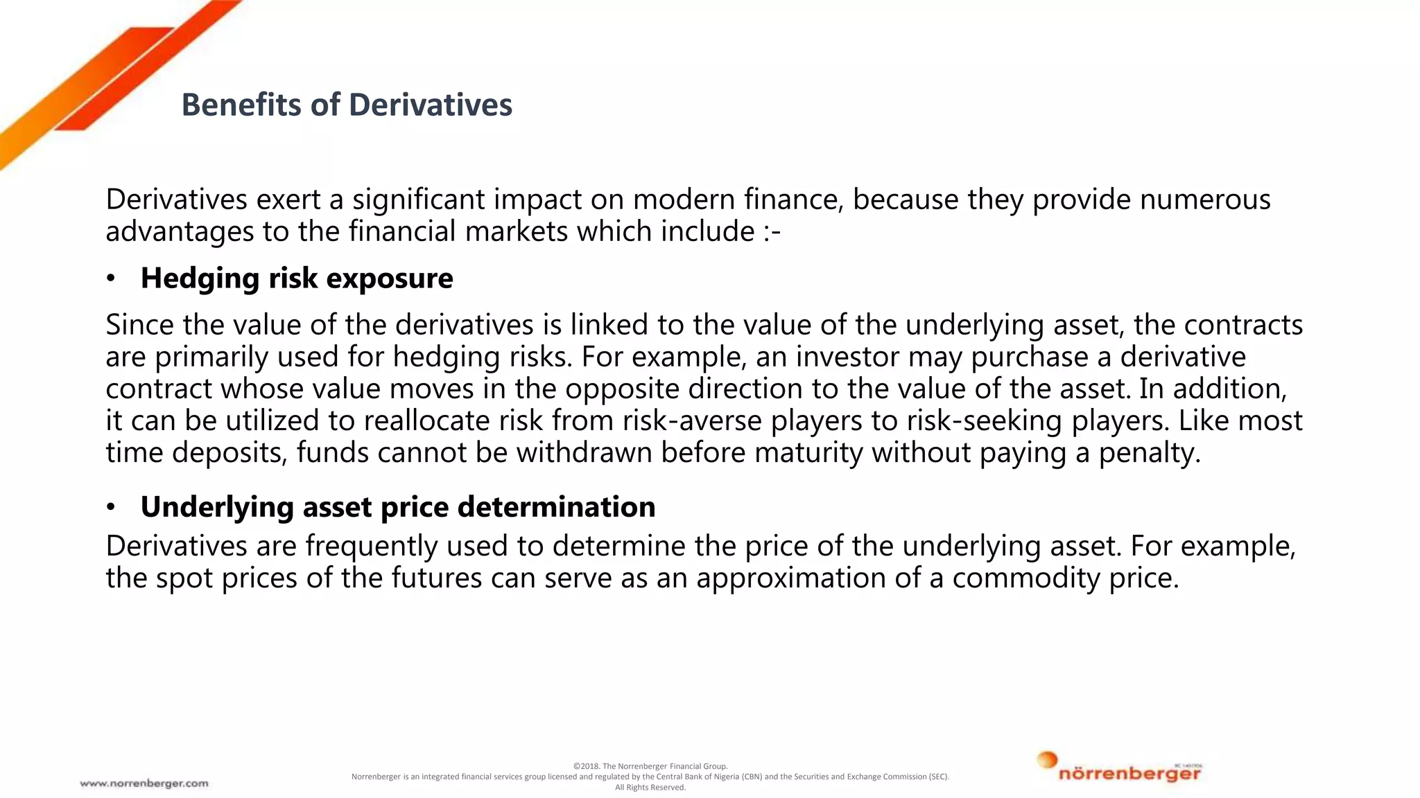 FINANCIAL DERIVATIVES | PPTX