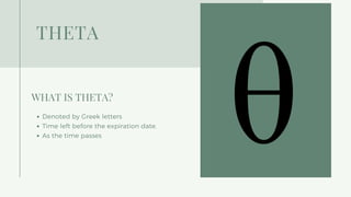 Derivatives greek options | PDF
