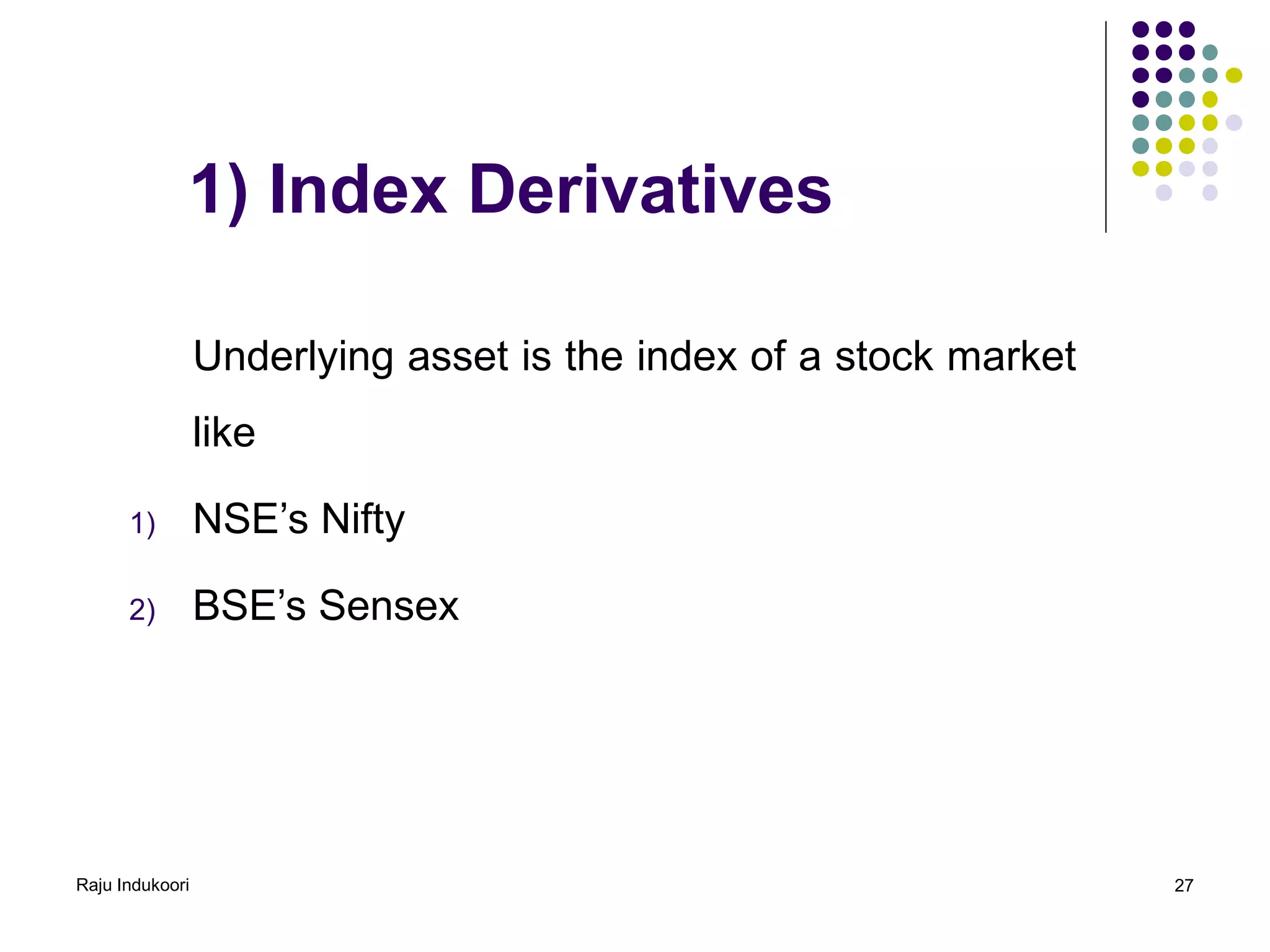 Derivatives introduction raju indukoori | PPT