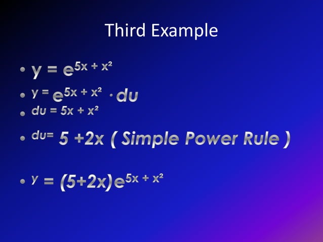 Derivatives Of Exponential Functions | PPTX | Physics | Science
