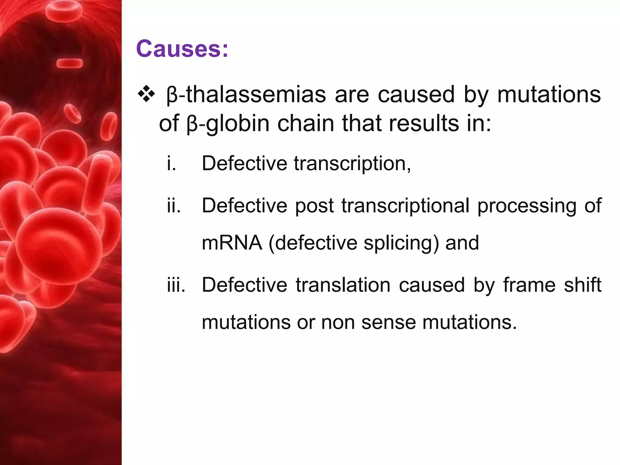 Major forms of hemoglobin and its derivatives/hemoglobinopathies | PPSX