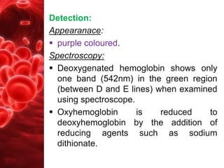 Major forms of hemoglobin and its derivatives/hemoglobinopathies | PPSX
