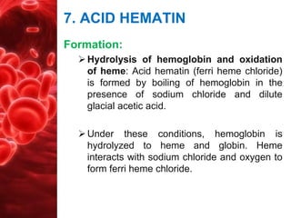 Major forms of hemoglobin and its derivatives/hemoglobinopathies | PPSX