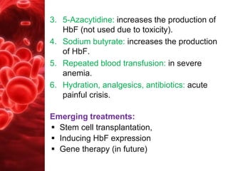Major forms of hemoglobin and its derivatives/hemoglobinopathies | PPSX
