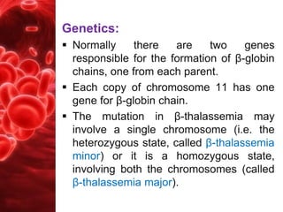 Major forms of hemoglobin and its derivatives/hemoglobinopathies | PPSX
