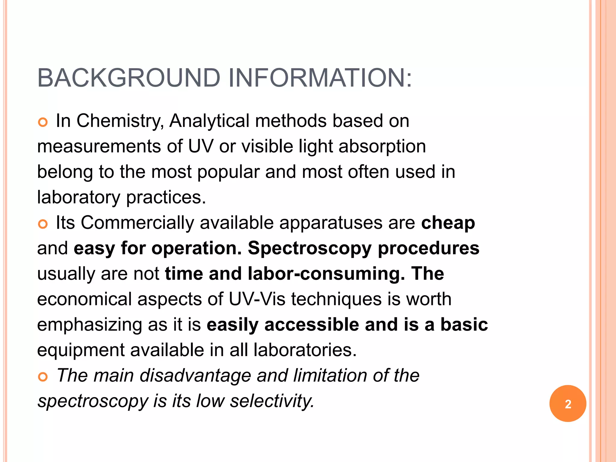 Derivative Spectrophotometry Pptx