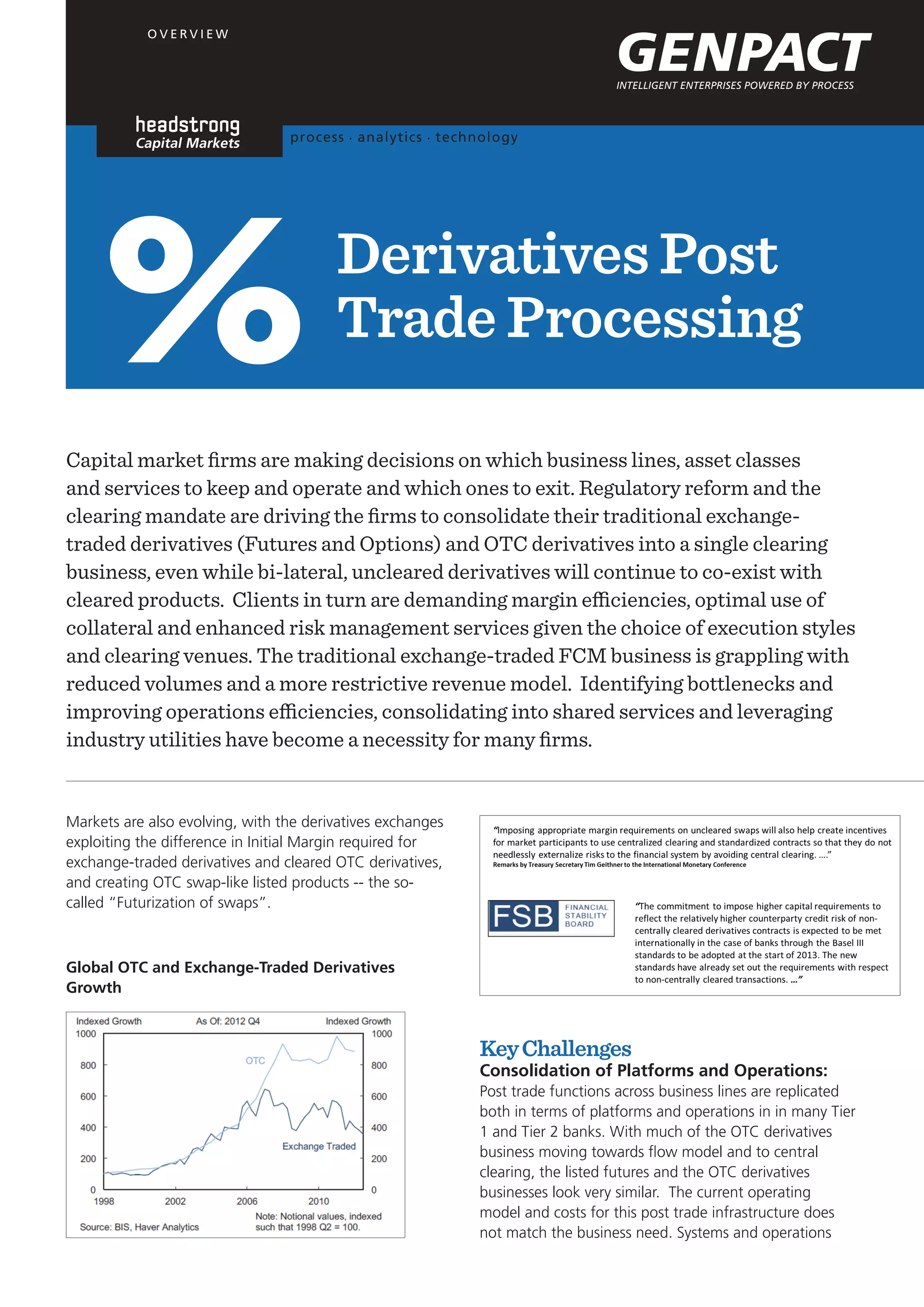 Derivatives Post Trade Processing | PDF