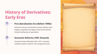What are derivatives- The basic concepts | PPTX