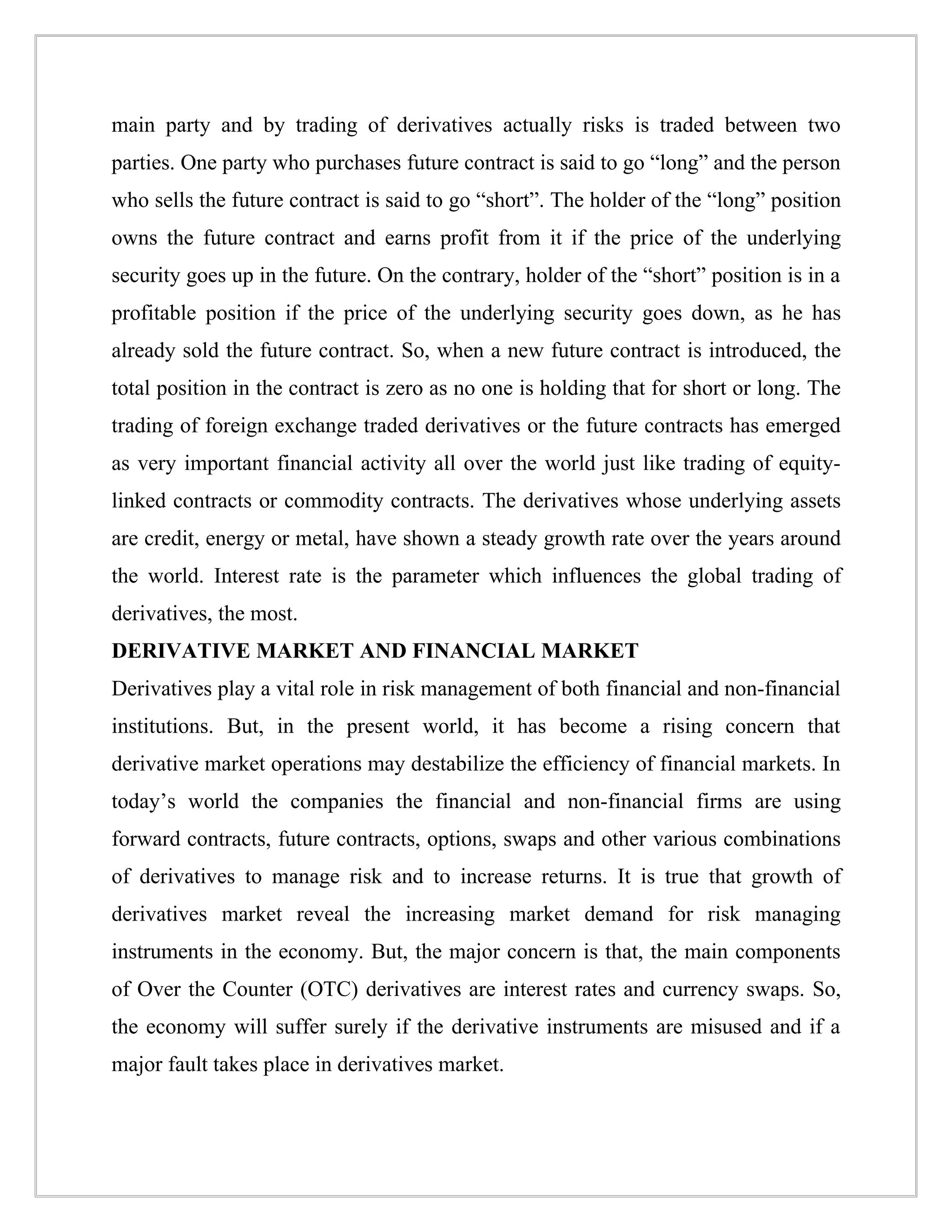 Derivatives & risk management | DOC
