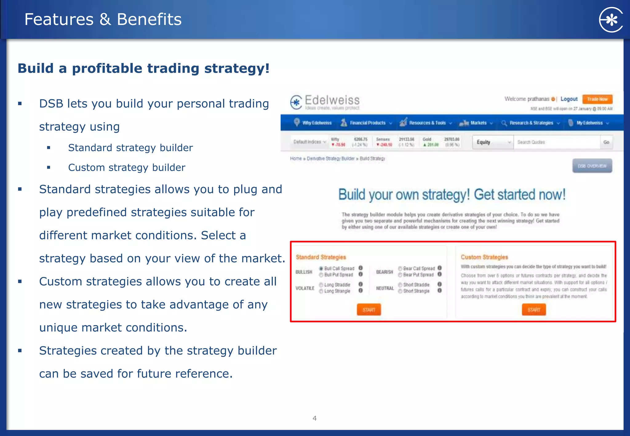 Derivative strategy builder | PPTX