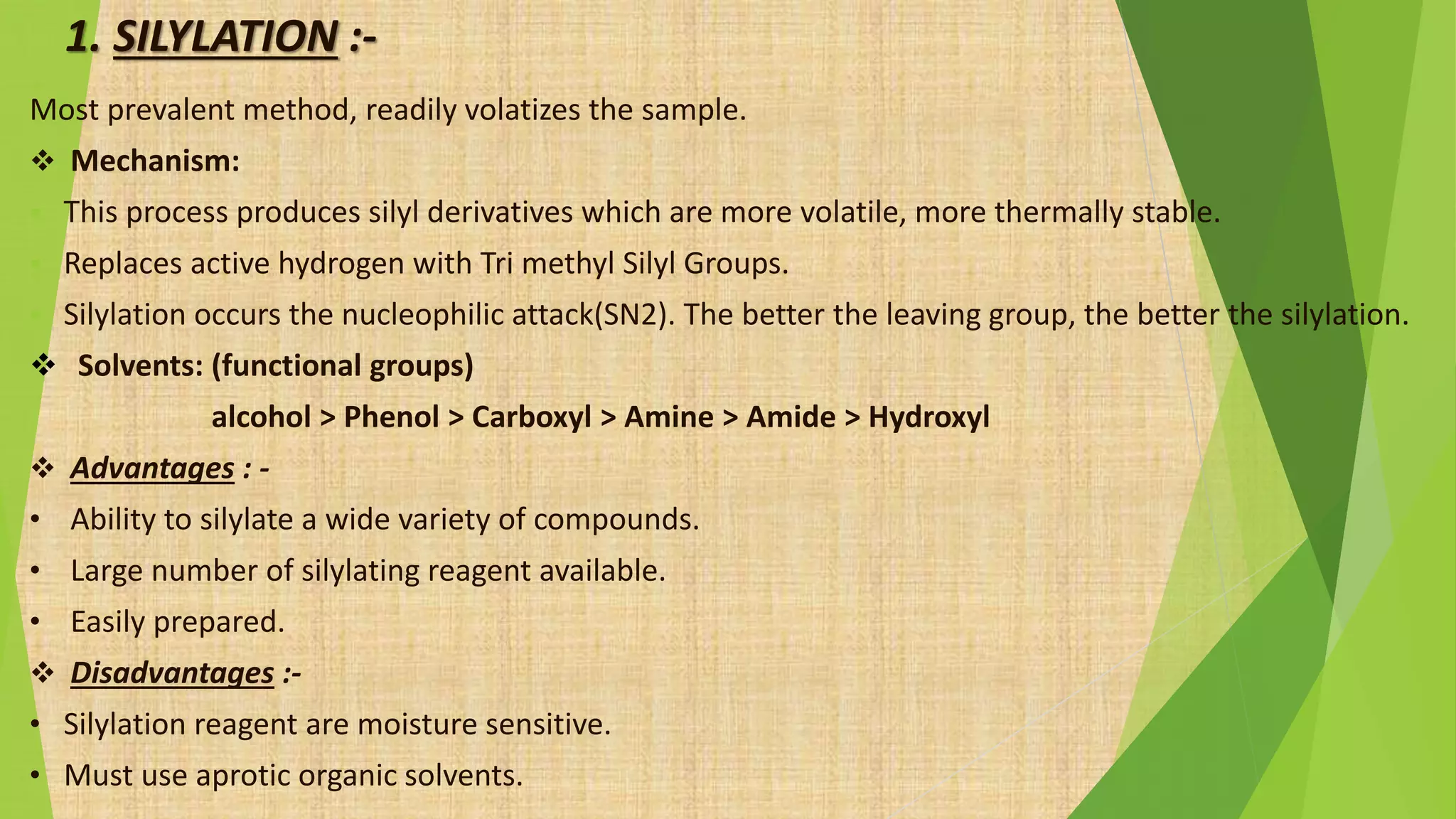 Derivatization in HPLC & GC | PPTX