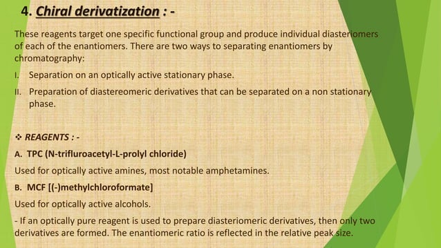 Derivatization in HPLC & GC | PPTX | Chemistry | Science