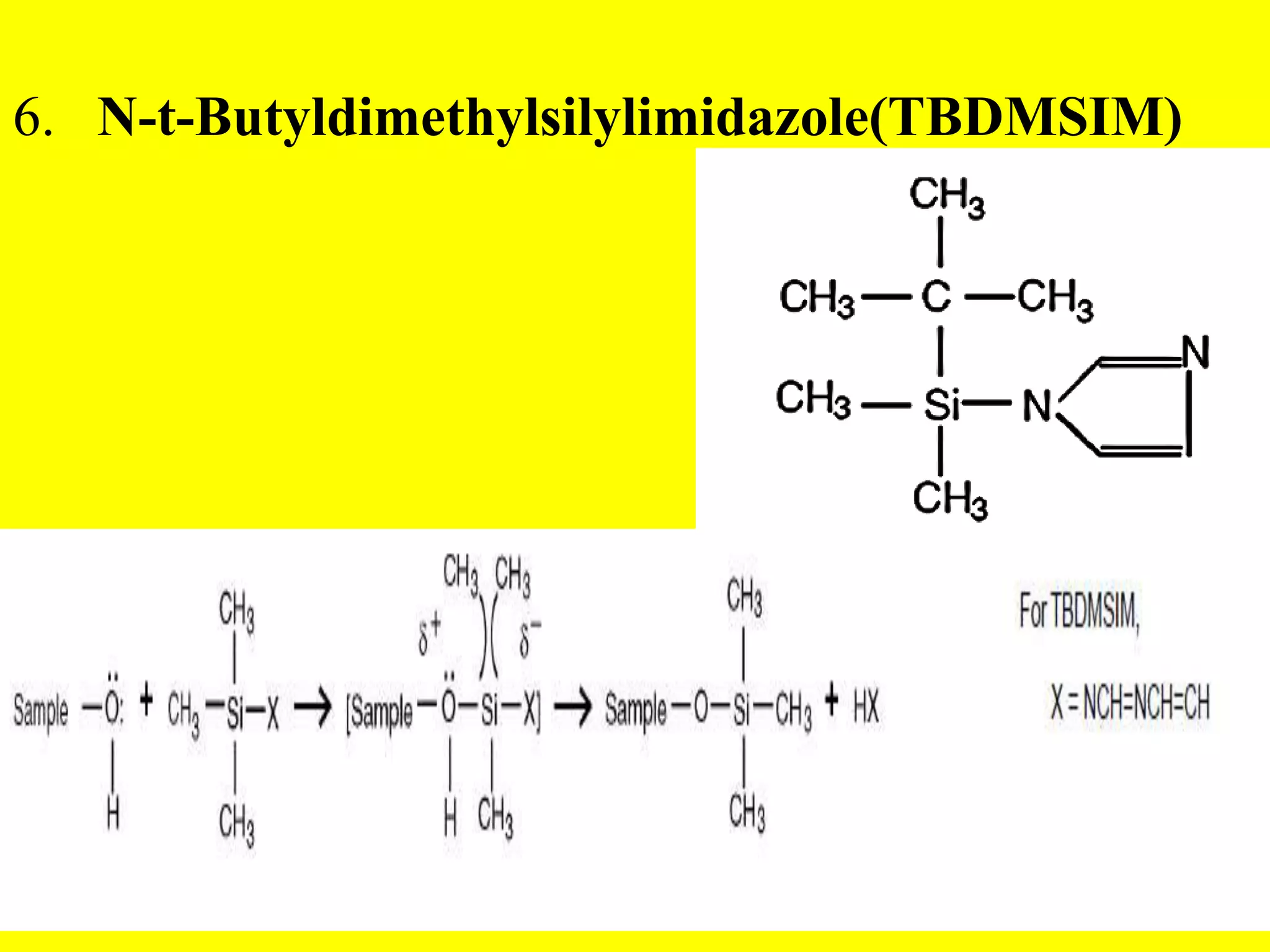 DERIVATIZATION IN GAS CHROMATOGRAPHY (GC), HIGHPERFORMANCE LIQUID ...