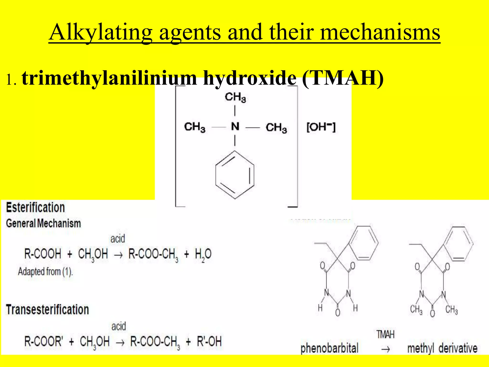 DERIVATIZATION IN GAS CHROMATOGRAPHY (GC), HIGHPERFORMANCE LIQUID ...