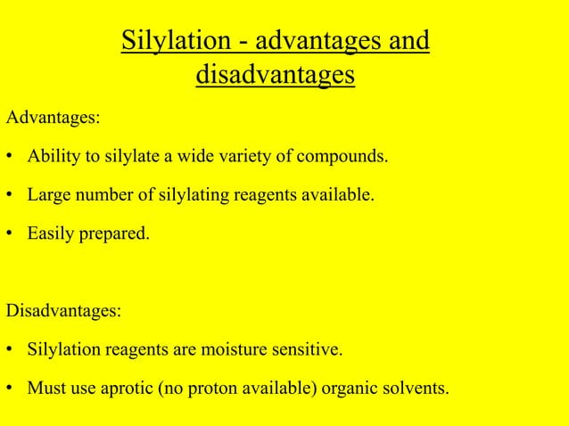 DERIVATIZATION IN GAS CHROMATOGRAPHY (GC), HIGHPERFORMANCE LIQUID ...