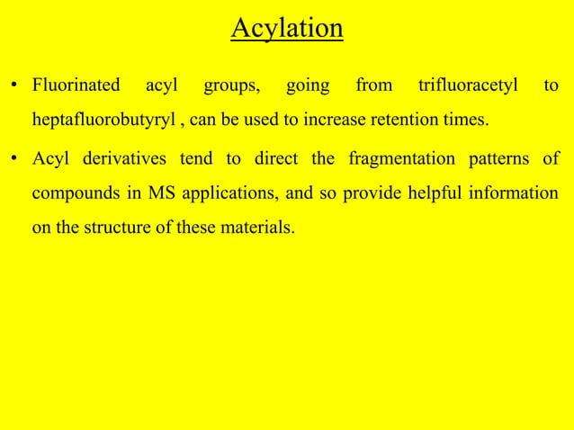 DERIVATIZATION IN GAS CHROMATOGRAPHY (GC), HIGHPERFORMANCE LIQUID CHROMATOGRAPHY[HPLC] by P ...