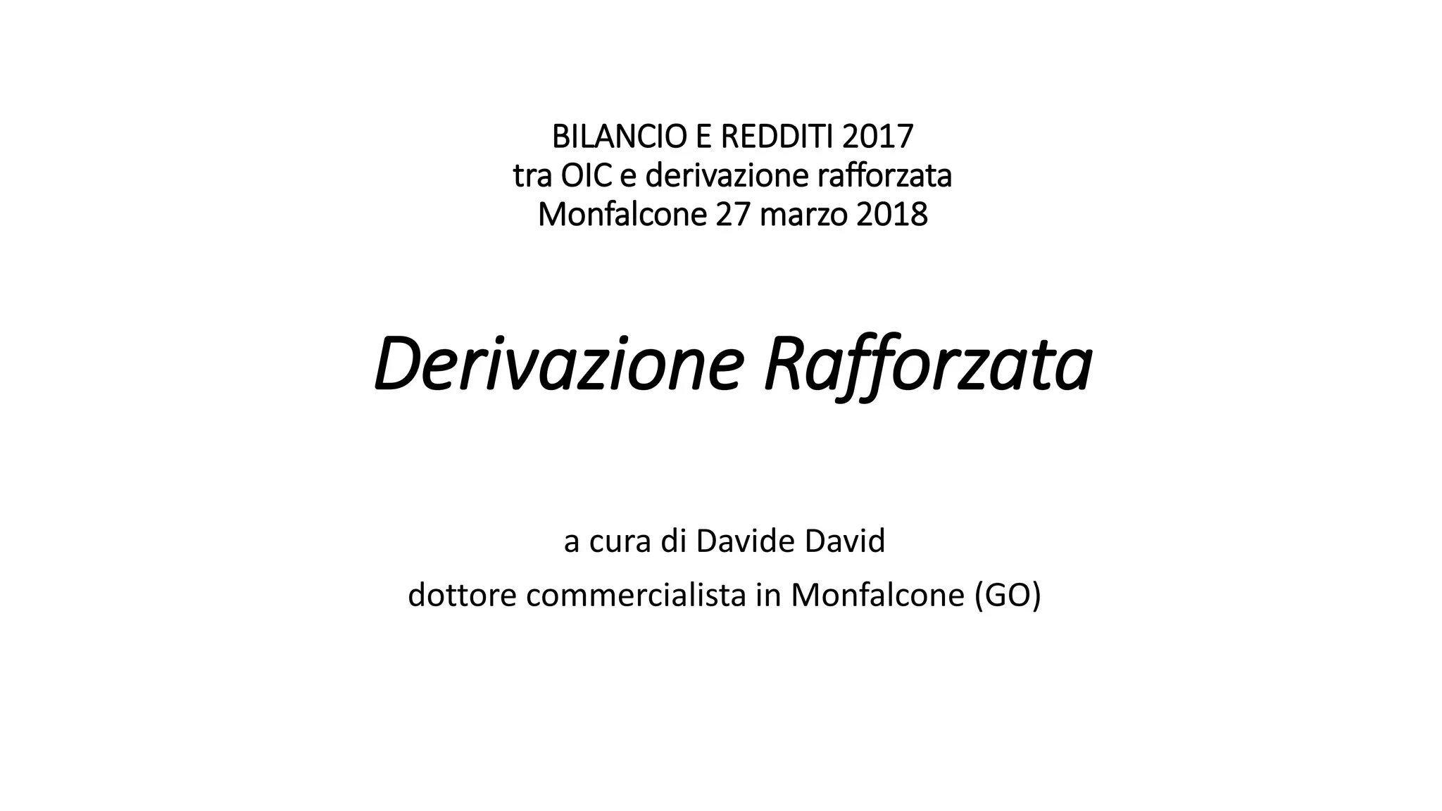Derivazione rafforzata marina lepanto 27.3.18