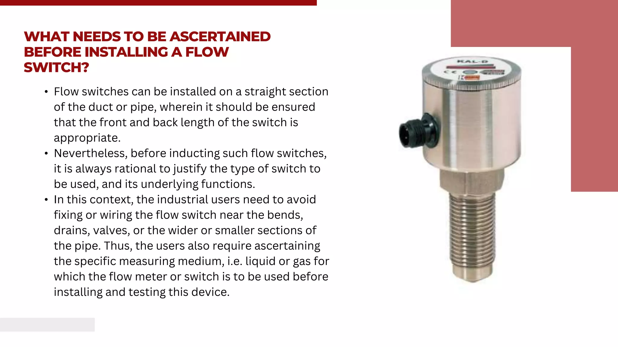Derive accurate liquid and gas measurements using flow switches and ...