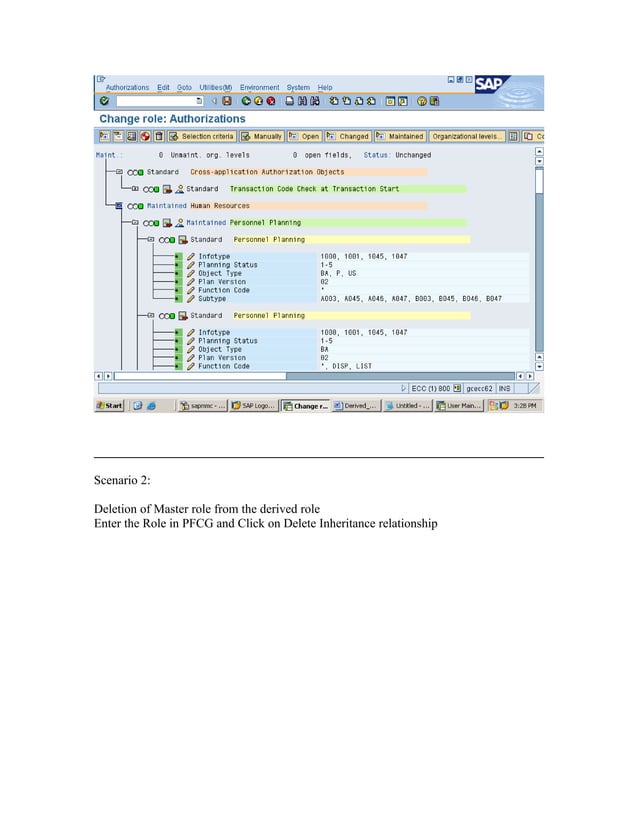 Derived master roles Configuration screenshots in SAP Security | DOC ...