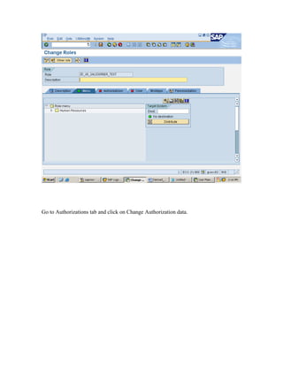 Derived master roles Configuration screenshots in SAP Security | DOC