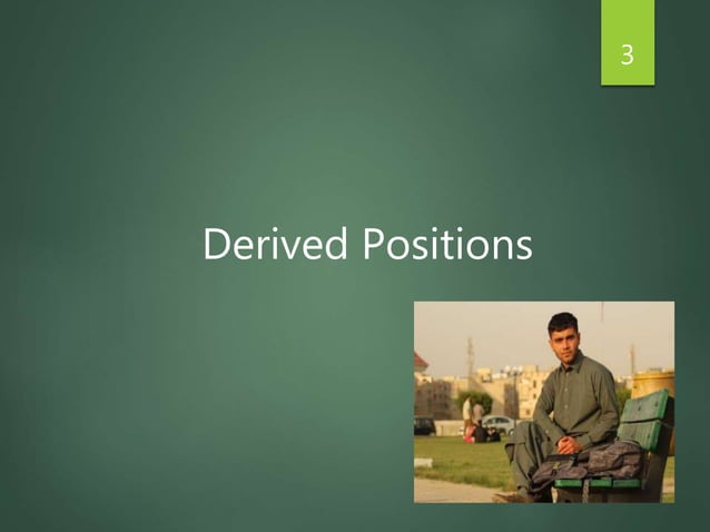 Derived position | PPTX | Physical Therapy | Wellness