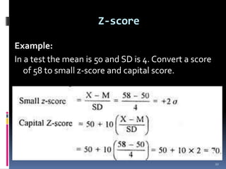 Derived Scores | PPT