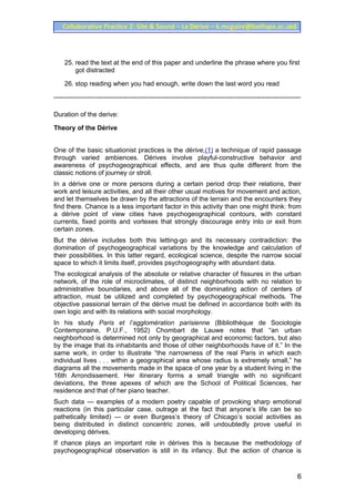 Dérive for Bath | DOC