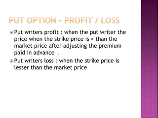 Deriviatives – options and futures.pptx