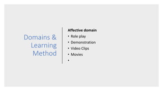 Deriving learning method from objective | PPSX