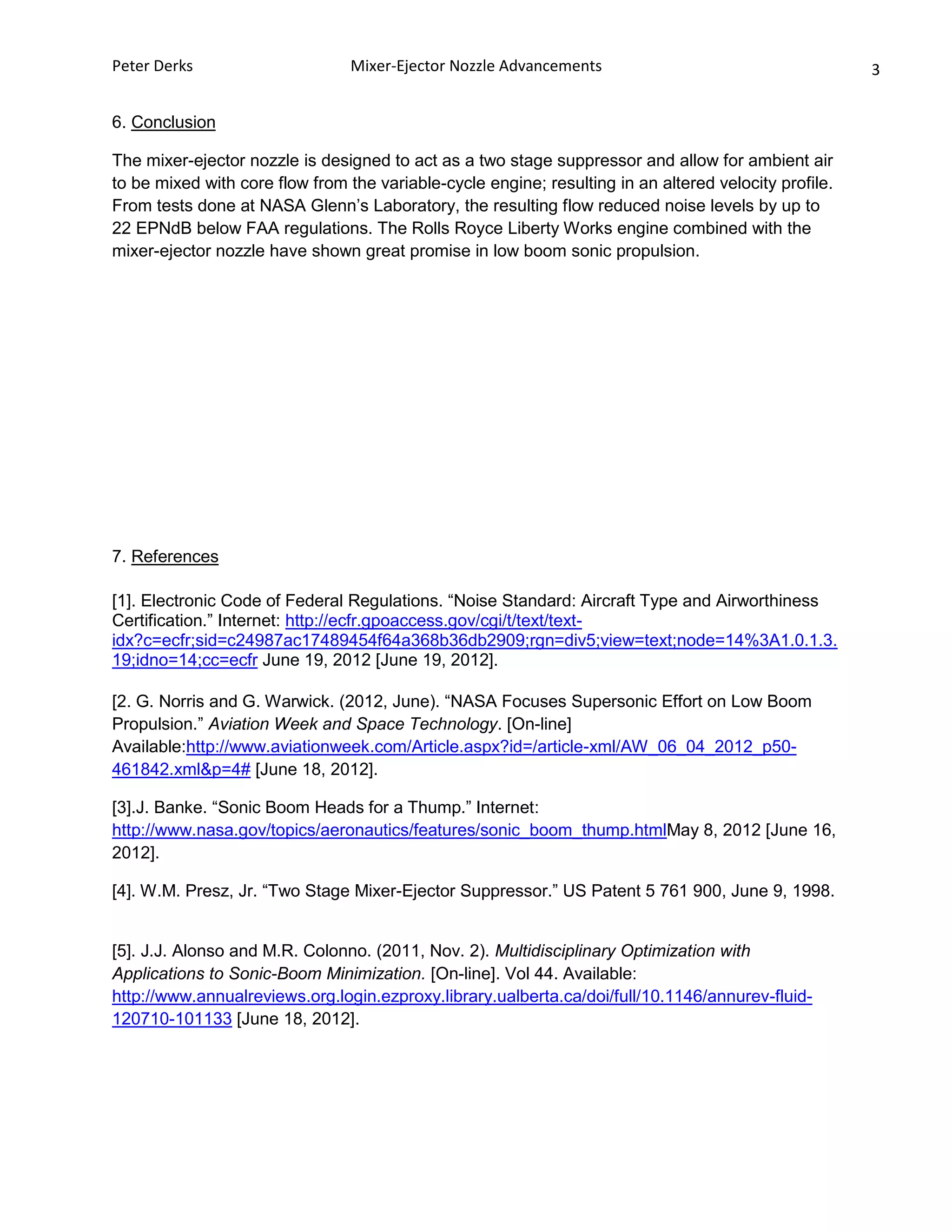 Derks peter paper_mec_e200 | DOCX | Aviation Industry | Industries