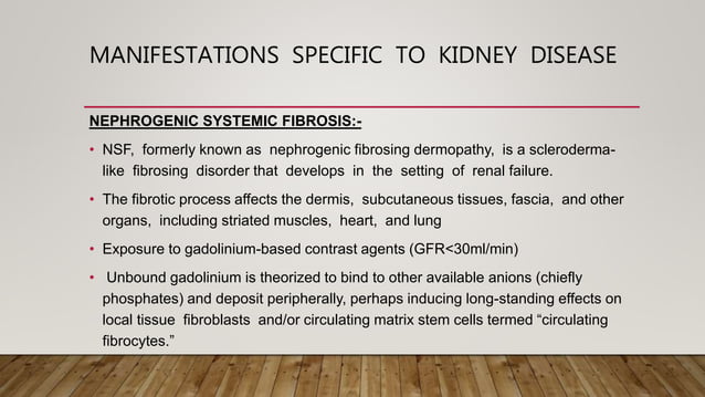Dermatological complication in chronic kidney disease | PPTX | Skin and ...