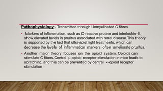 Dermatological complication in chronic kidney disease | PPTX