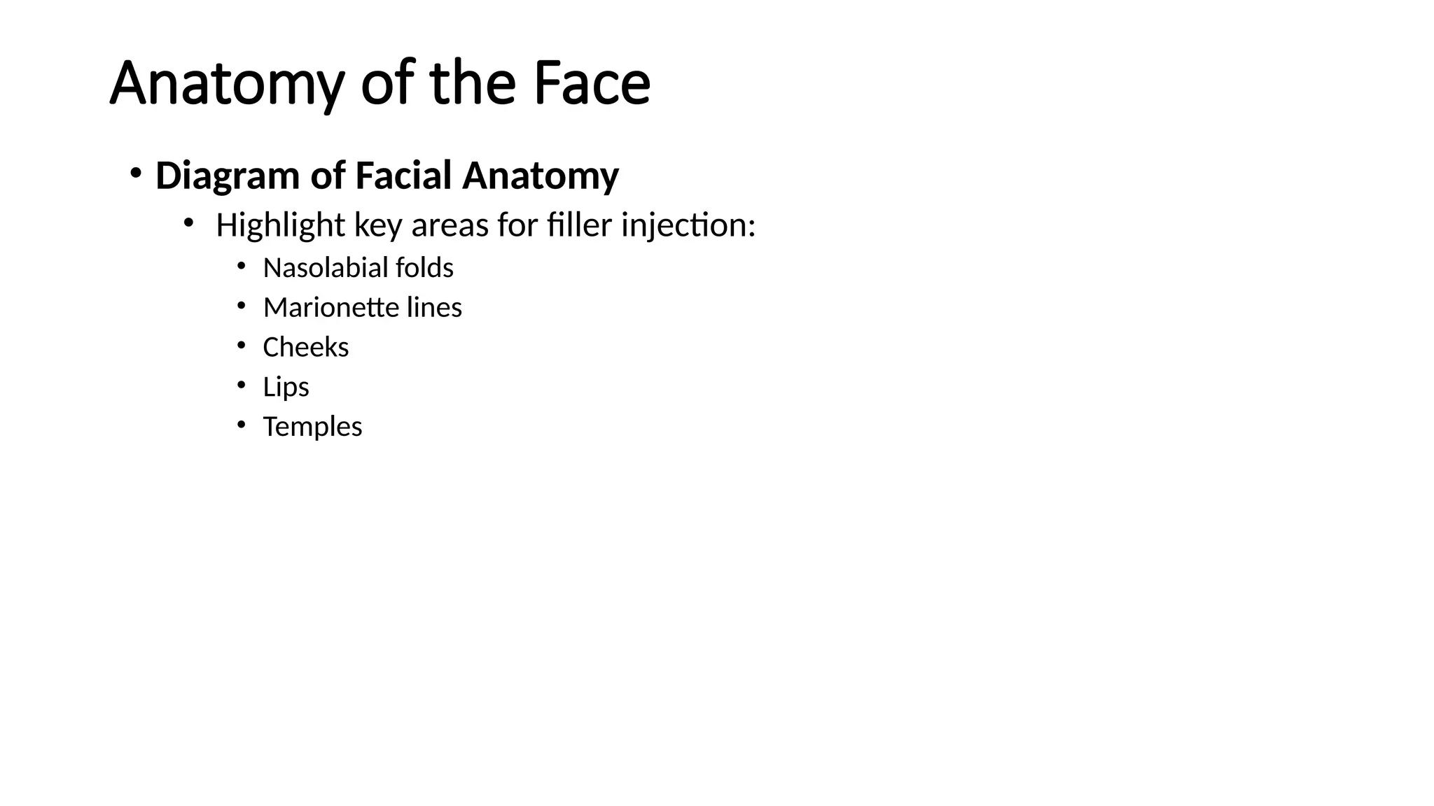 DERMAL FILLERS including anatomy, injection points , complications and ...
