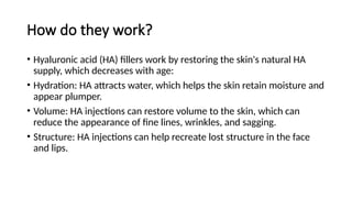 DERMAL FILLERS including anatomy, injection points , complications and ...