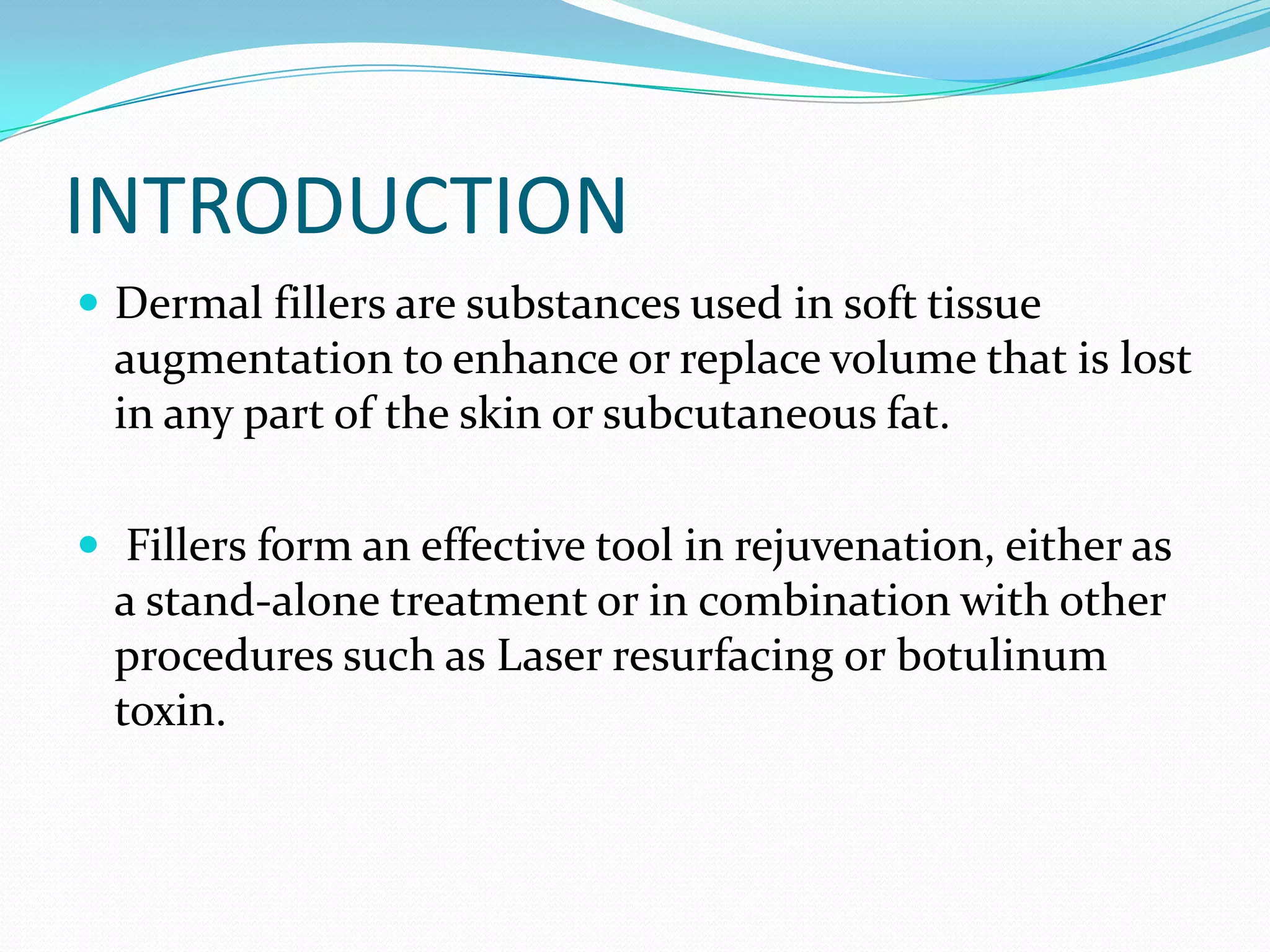 Dermal filler sminar | PPTX