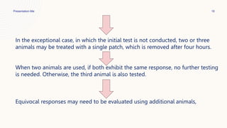 dermal irritation and dermal toxicity studies.pptx