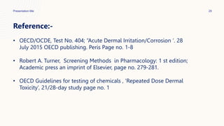 dermal irritation and dermal toxicity studies.pptx