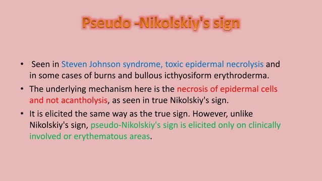 Derma signs | PPTX | Skin and Dermatology | Diseases and Conditions