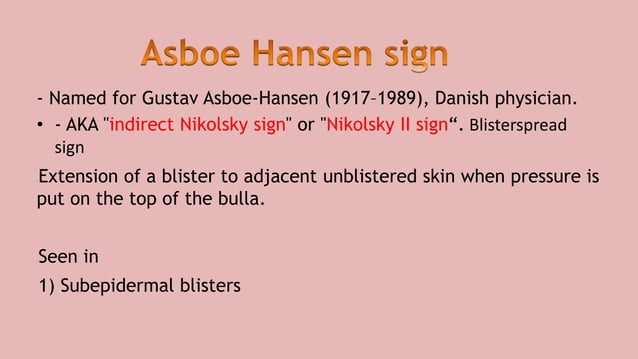 Derma signs | PPTX | Skin and Dermatology | Diseases and Conditions