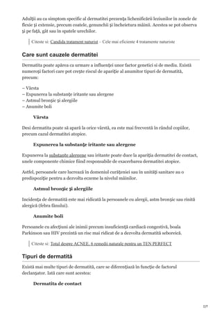 Ce este dermatita | alternamed.ro