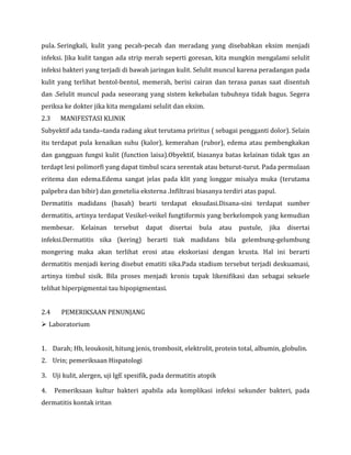 Dermatitis AKPER PEMKAB MUNA | DOCX