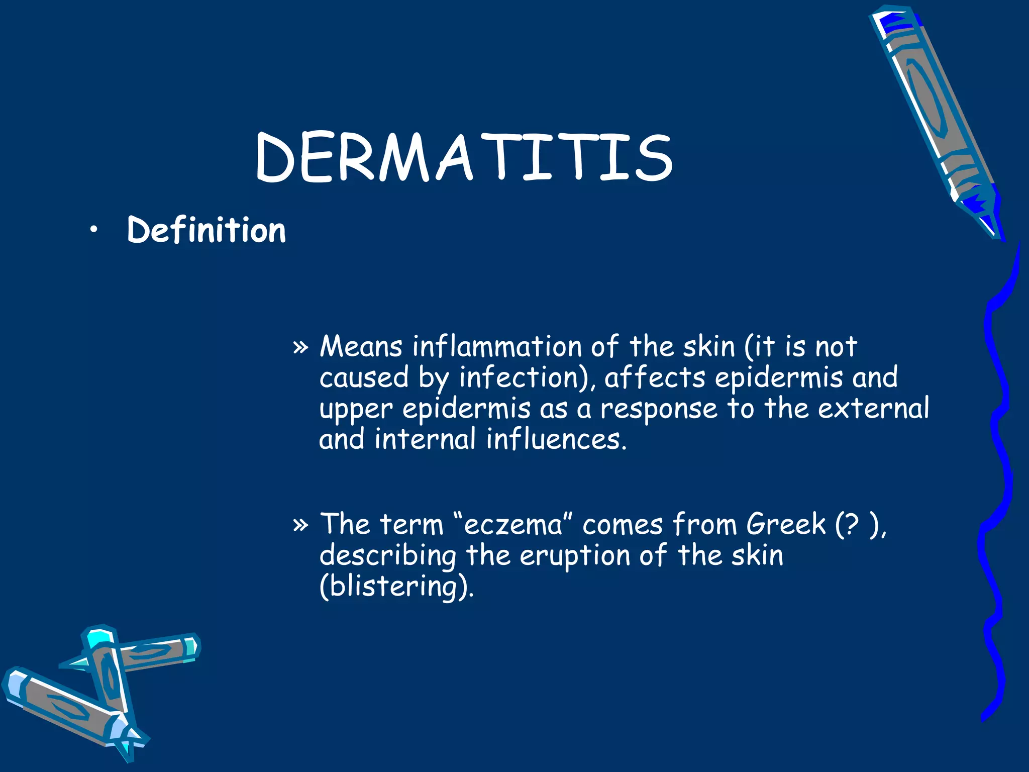 Dermatitis | PPT
