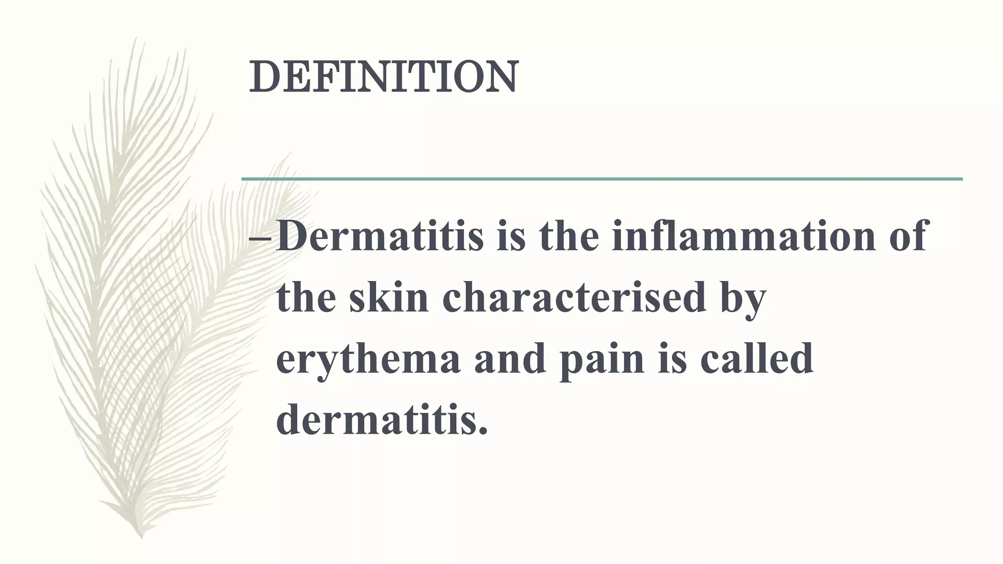 Dermatitis | PPTX