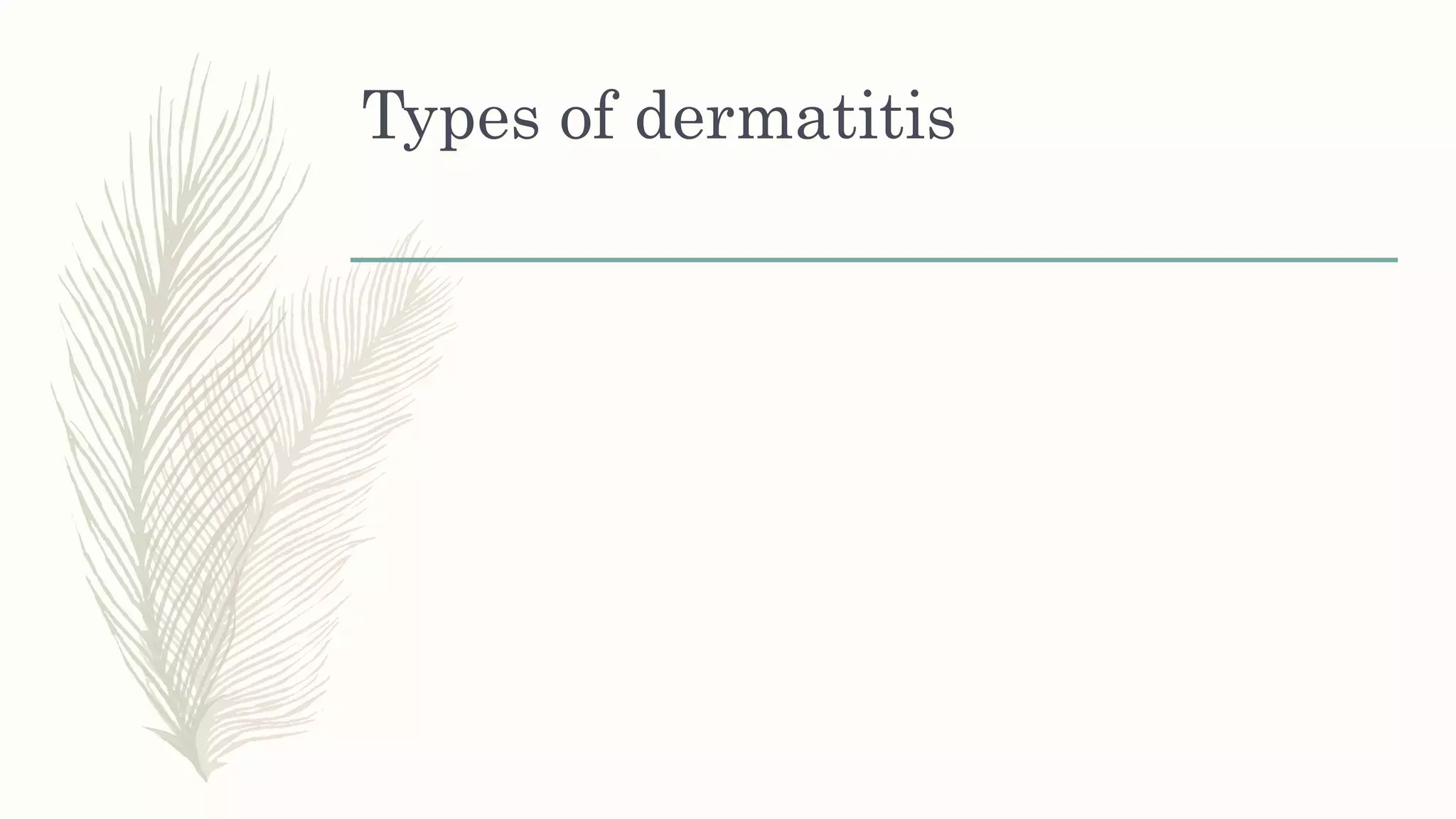 Dermatitis | PPTX