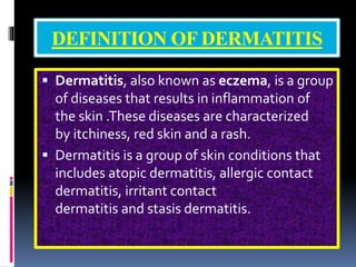 Dermatitis | PPTX