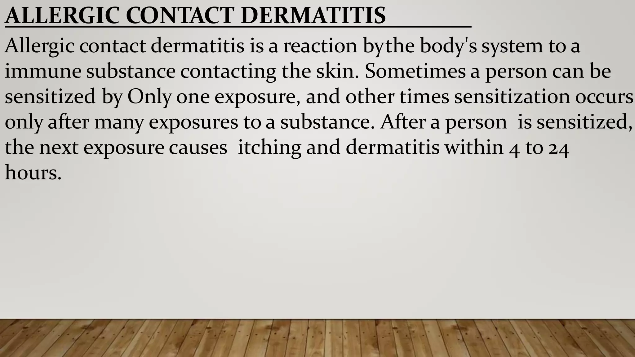 Dermatitis ppt | PPTX