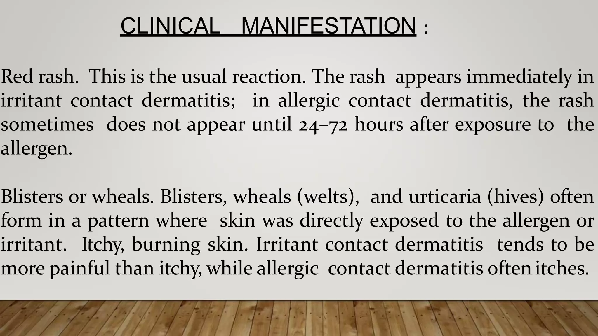 Dermatitis ppt | PPTX
