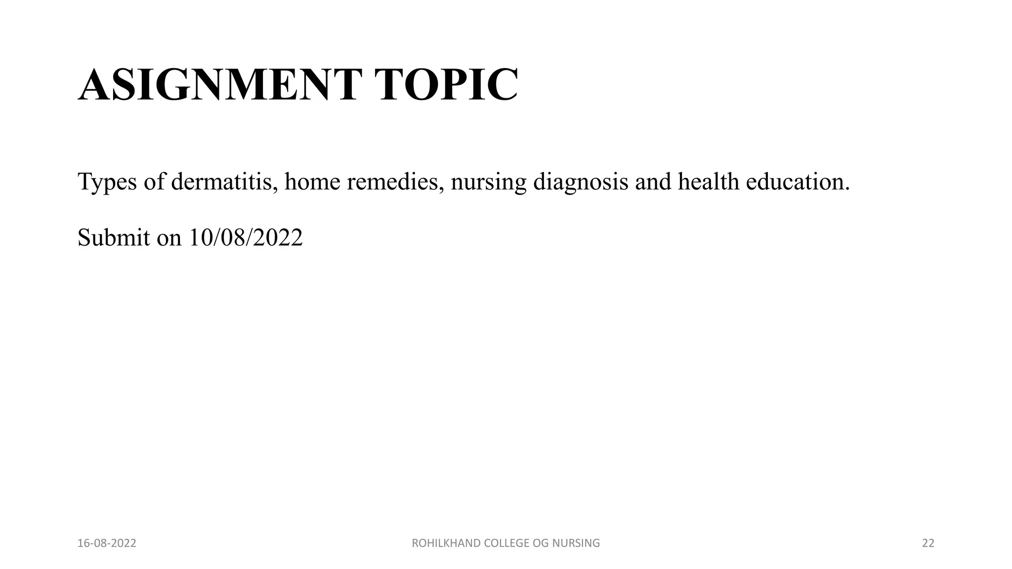 Dermatitis Pptx