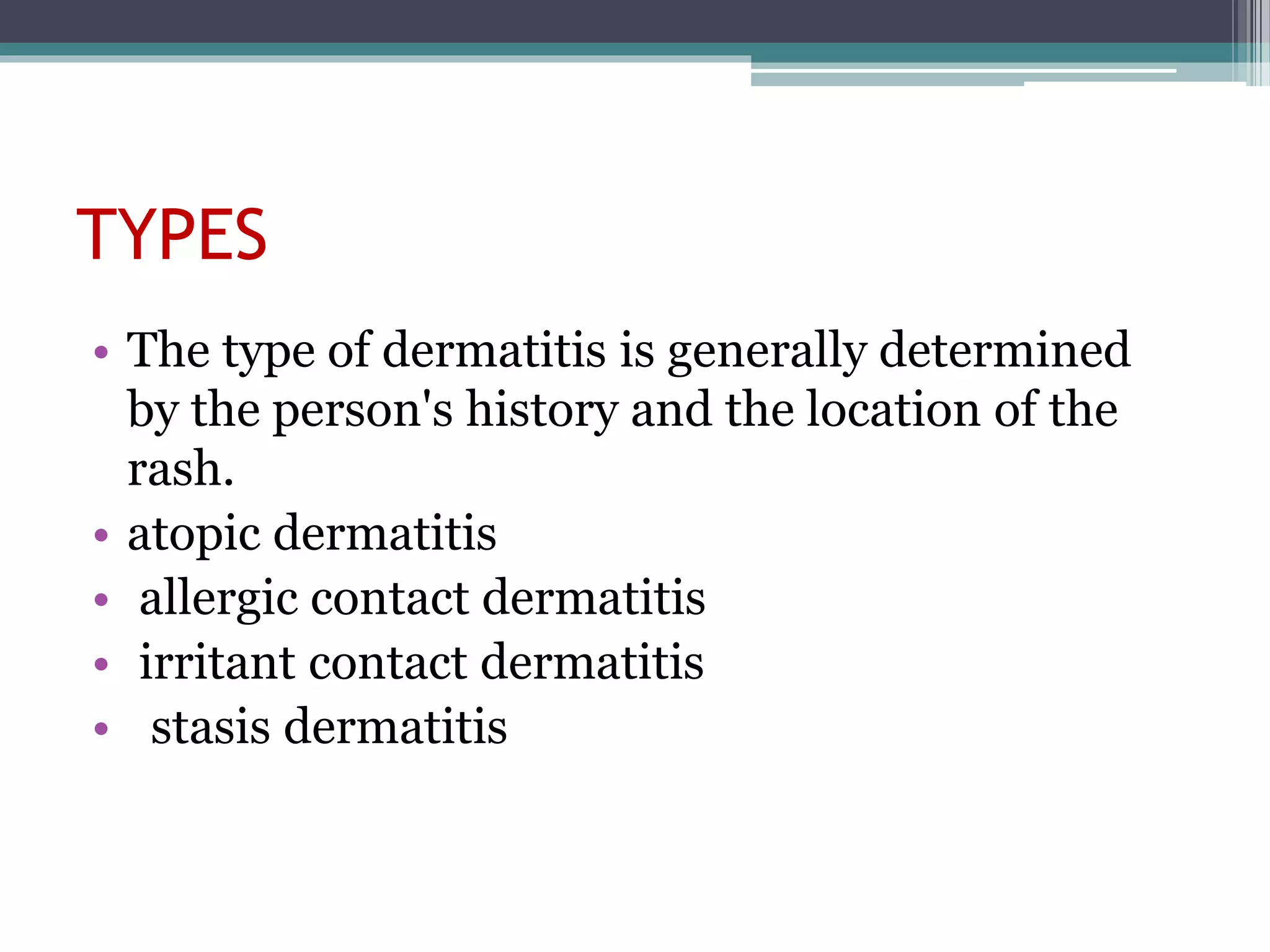 Dermatitis | PPTX